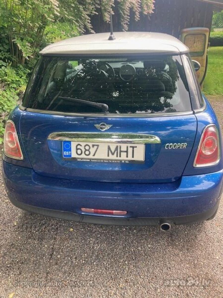 Zils MINI Cooper 2012 Tallina, ar dzinēja tilpumu 1.60 L un nobraukumu 193 tūkst. km par 5500 €, foto 6 vietnē AUTOMOTO.COM.LV