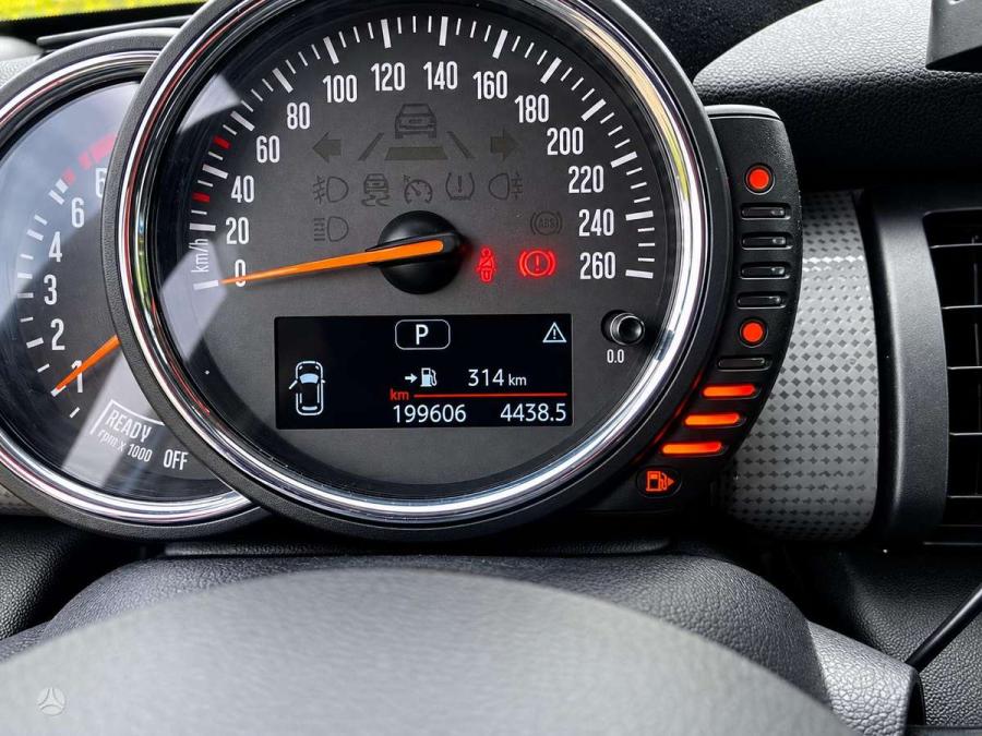 Blue MINI Cooper 2015 in Vilnius, with an engine capacity of 1.50 L and mileage of 199 thousand km for 9490 €, photo 18 on AUTOMOTO.COM.LV