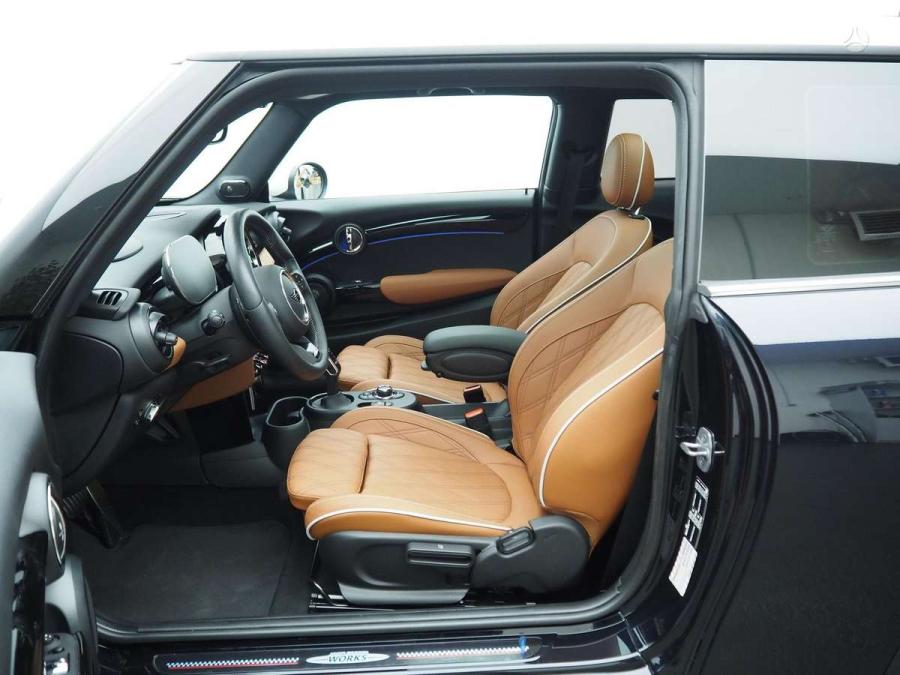 Blue MINI Cooper 2023 in Vilnius, with an engine capacity of 2.00 L and mileage of 11 thousand km for 34900 €, photo 9 on AUTOMOTO.COM.LV
