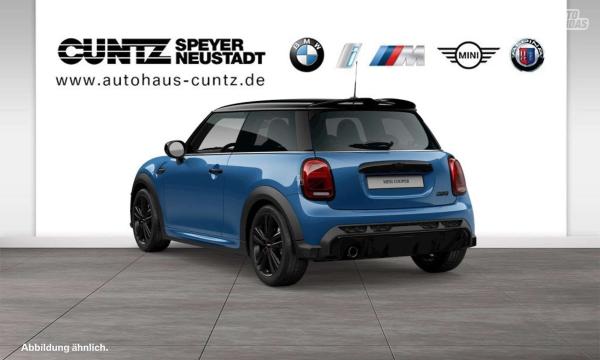 Blue MINI Cooper 2021 in Kaunas, with an engine capacity of 1.50 L and mileage of 40 thousand km for 22619 €, photo 3 on AUTOMOTO.COM.LV