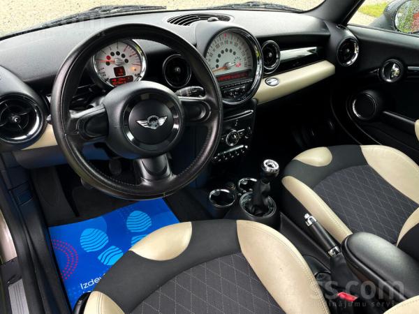 Brūns MINI Cooper 2011 Jelgava, ar dzinēja tilpumu 1.60 L un nobraukumu 152 tūkst. km par 4996 €, foto 6 vietnē AUTOMOTO.COM.LV
