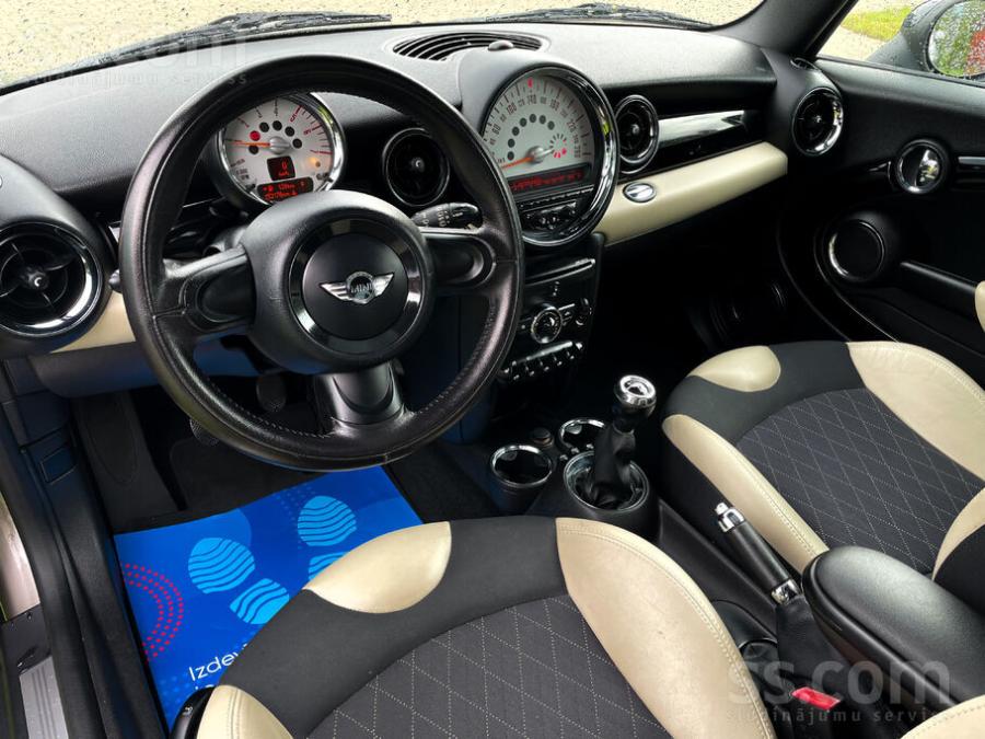 Brūns MINI Cooper 2011 Jelgava, ar dzinēja tilpumu 1.60 L un nobraukumu 152 tūkst. km par 4996 €, foto 7 vietnē AUTOMOTO.COM.LV