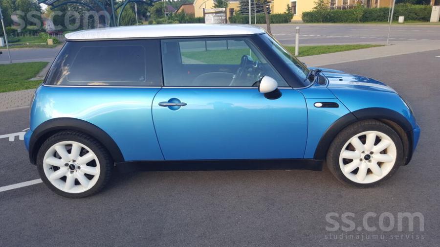MINI Cooper 2005 Gulbene, ar dzinēja tilpumu 1.60 L un nobraukumu 168 tūkst. km par 3799 €, foto 7 vietnē AUTOMOTO.COM.LV