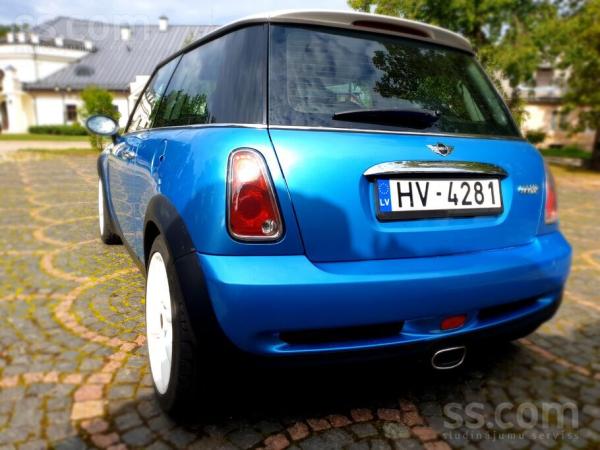 MINI Cooper 2005 Gulbene, ar dzinēja tilpumu 1.60 L un nobraukumu 168 tūkst. km par 3799 €, foto 7 vietnē AUTOMOTO.COM.LV
