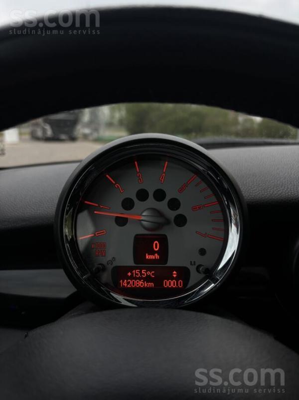 MINI Cooper 2009 Rīga, ar dzinēja tilpumu 1.60 L un nobraukumu 142 tūkst. km par 3500 €, foto 7 vietnē AUTOMOTO.COM.LV