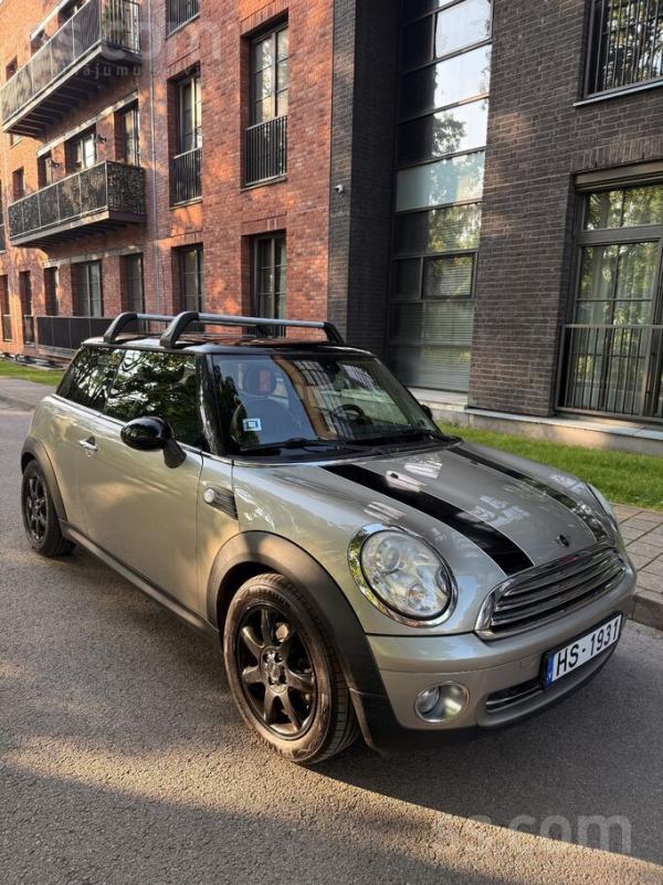 MINI Cooper 2008 Rīga, ar dzinēja tilpumu 1.60 L un nobraukumu 116 tūkst. km par 4200 €, foto 1 vietnē AUTOMOTO.COM.LV