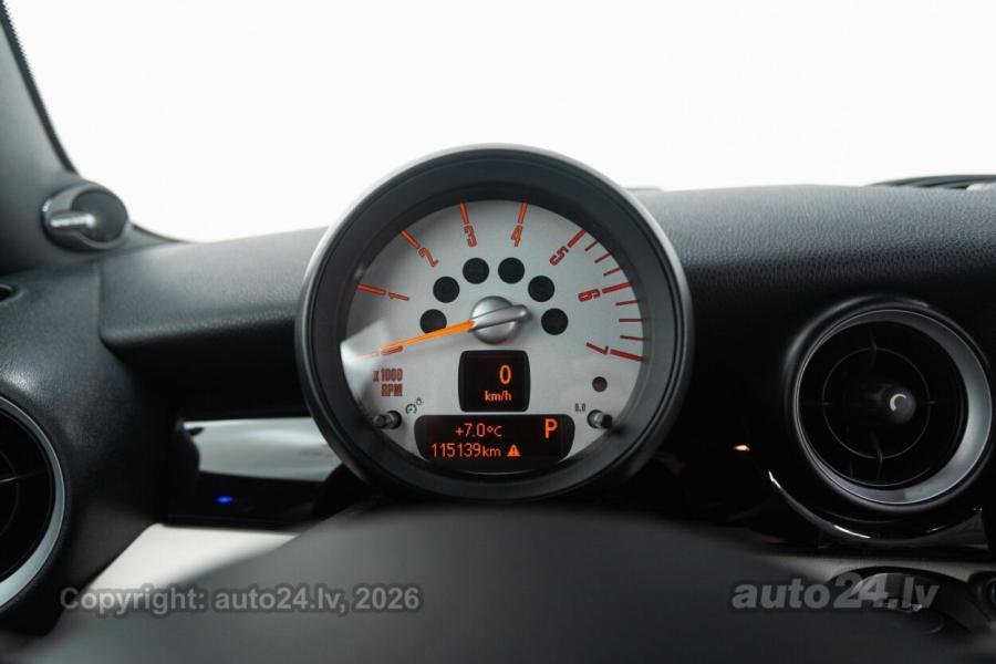 Black MINI cooper-d 2012 in Tartu, with an engine capacity of 2.00 L and mileage of 115 thousand km for 11898 €, photo 11 on AUTOMOTO.COM.LV