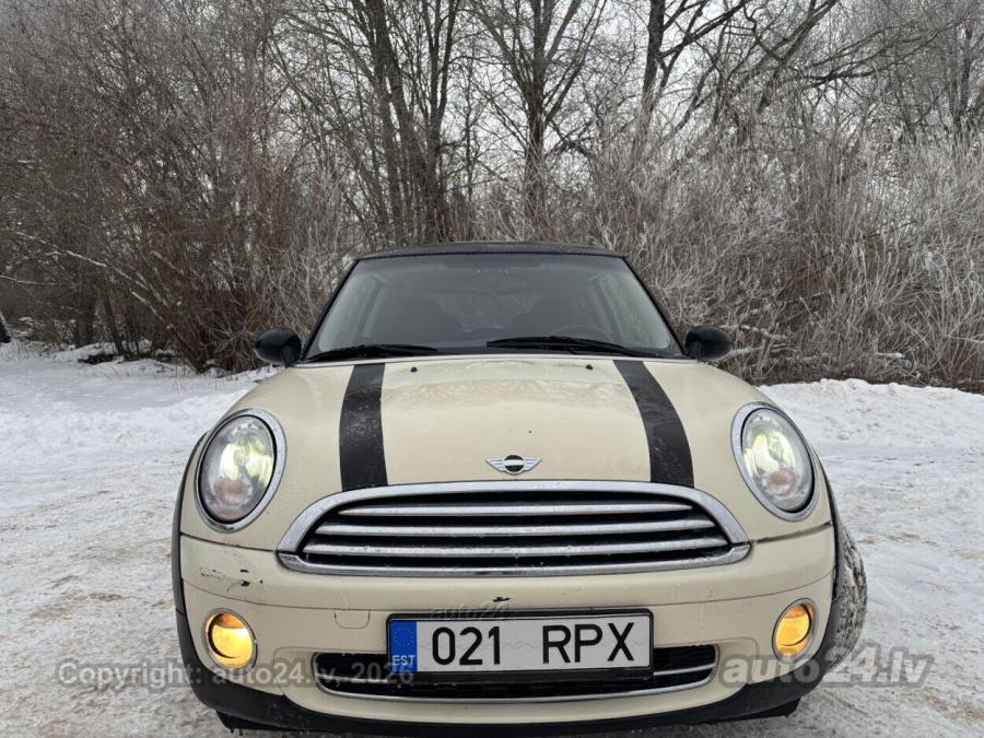 White MINI cooper-d 2007 in Tallinn, with an engine capacity of 1.60 L and mileage of 298 thousand km for 2880 €, photo 10 on AUTOMOTO.COM.LV