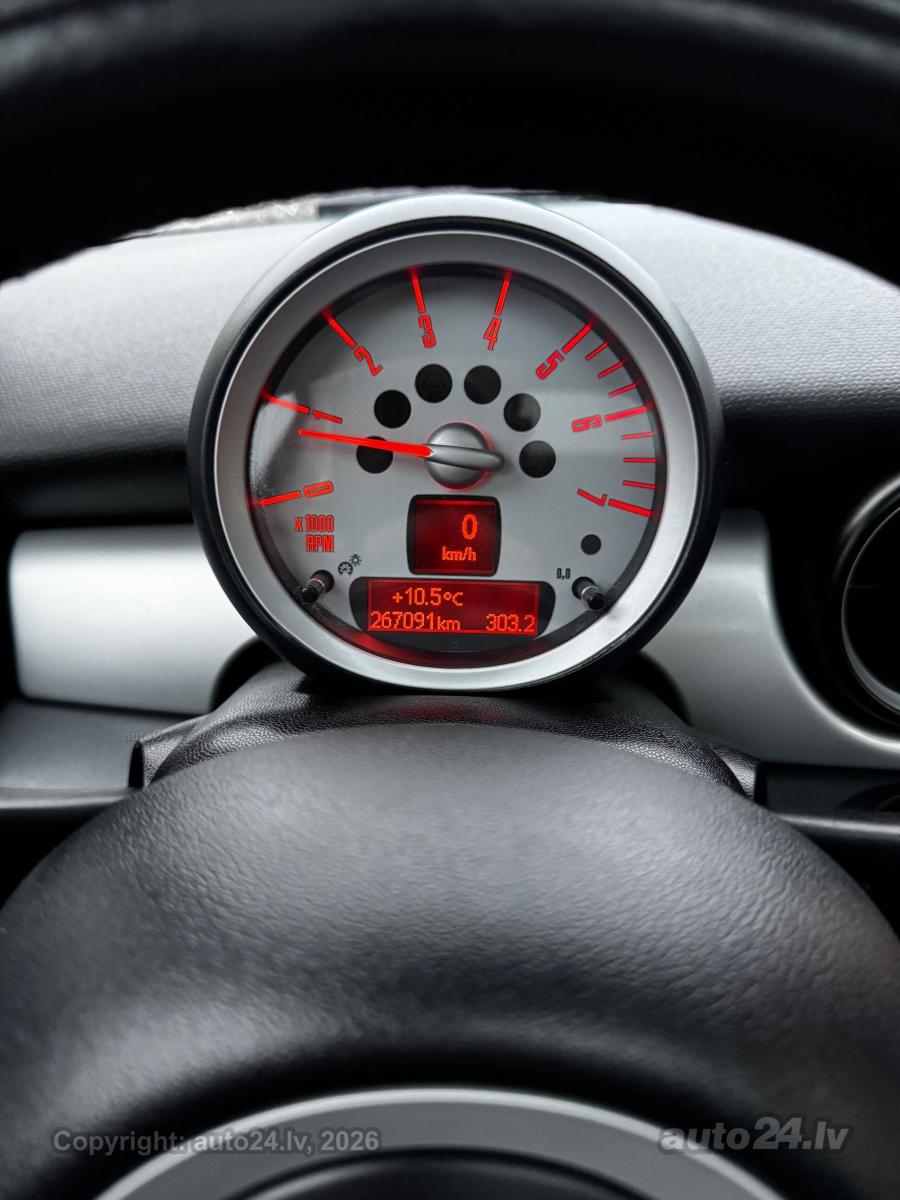 Balts MINI cooper-d 2008 Tallina, ar dzinēja tilpumu 1.60 L un nobraukumu 267 tūkst. km par 3490 €, foto 8 vietnē AUTOMOTO.COM.LV