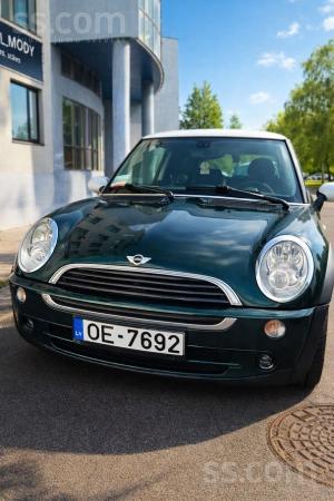 Green MINI Cooper 2005 in Riga, with an engine capacity of 1.60 L and mileage of 171 thousand km for 3000 €, photo  on AUTOMOTO.COM.LV