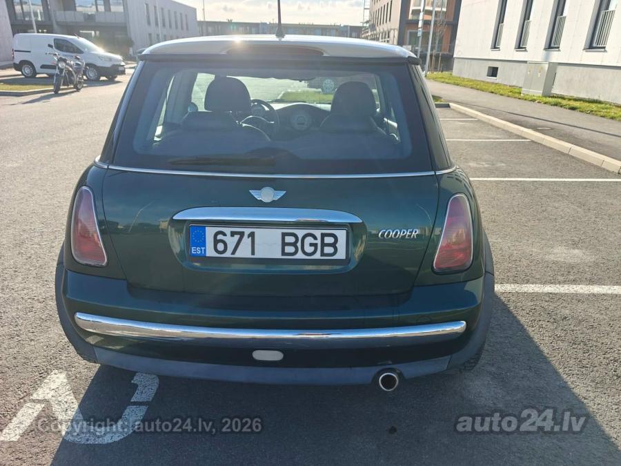 Zaļš MINI Cooper 2001 Tallina, ar dzinēja tilpumu 1.60 L un nobraukumu 69 tūkst. km par 2099 €, foto 6 vietnē AUTOMOTO.COM.LV