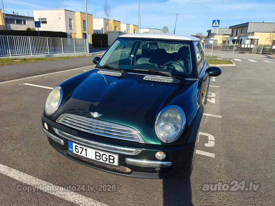 Zaļš MINI Cooper 2001 Tallina, ar dzinēja tilpumu 1.60 L un nobraukumu 69 tūkst. km par 2099 €, foto 10 vietnē AUTOMOTO.COM.LV