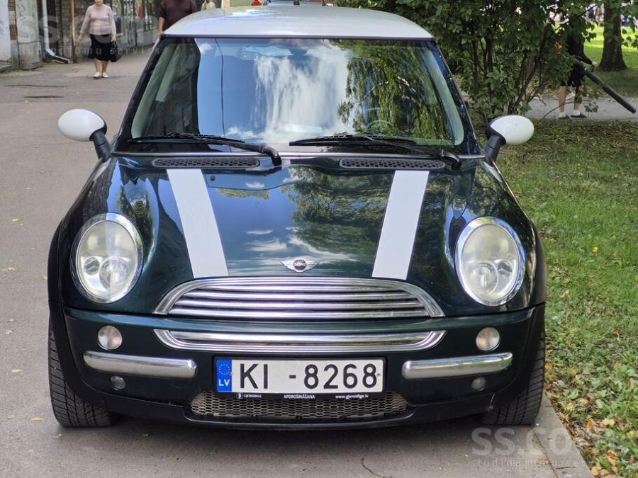 Zaļš MINI Cooper 2002 Rīga, ar dzinēja tilpumu 1.60 L un nobraukumu 0 tūkst. km par 1450 €, foto 3 vietnē AUTOMOTO.COM.LV