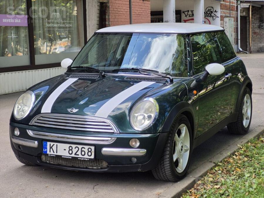 Zaļš MINI Cooper 2002 Rīga, ar dzinēja tilpumu 1.60 L un nobraukumu 0 tūkst. km par 1450 €, foto 4 vietnē AUTOMOTO.COM.LV