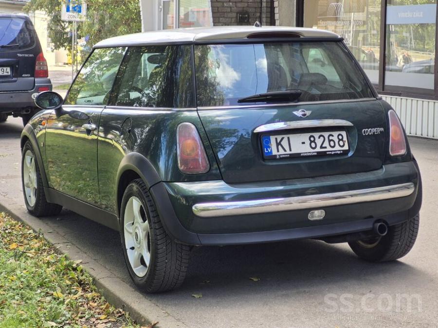 Zaļš MINI Cooper 2002 Rīga, ar dzinēja tilpumu 1.60 L un nobraukumu 0 tūkst. km par 1450 €, foto 7 vietnē AUTOMOTO.COM.LV