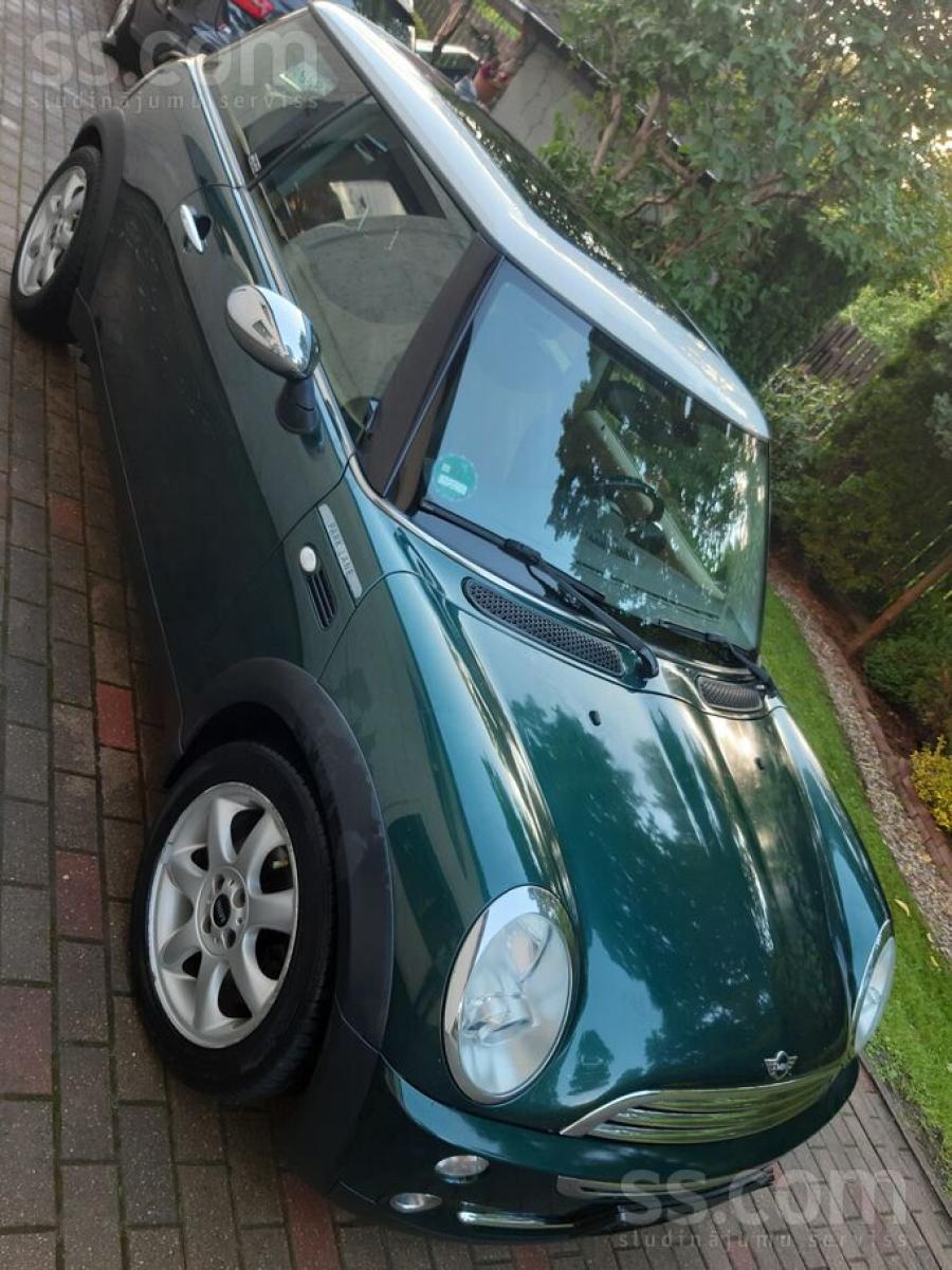 Green MINI Cooper 2006 in Riga, with an engine capacity of 1.60 L and mileage of 211 thousand km for 2950 €, photo 5 on AUTOMOTO.COM.LV