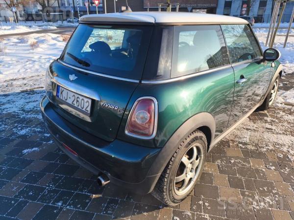 Zaļš MINI Cooper 2008 Jelgava, ar dzinēja tilpumu 1.60 L un nobraukumu 298 tūkst. km par 3000 €, foto 3 vietnē AUTOMOTO.COM.LV