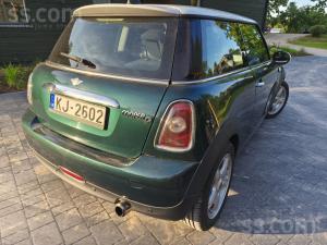 Zaļš MINI Cooper 2008 Jelgava, ar dzinēja tilpumu 1.60 L un nobraukumu 299 tūkst. km par 2500 €, foto 4 vietnē AUTOMOTO.COM.LV