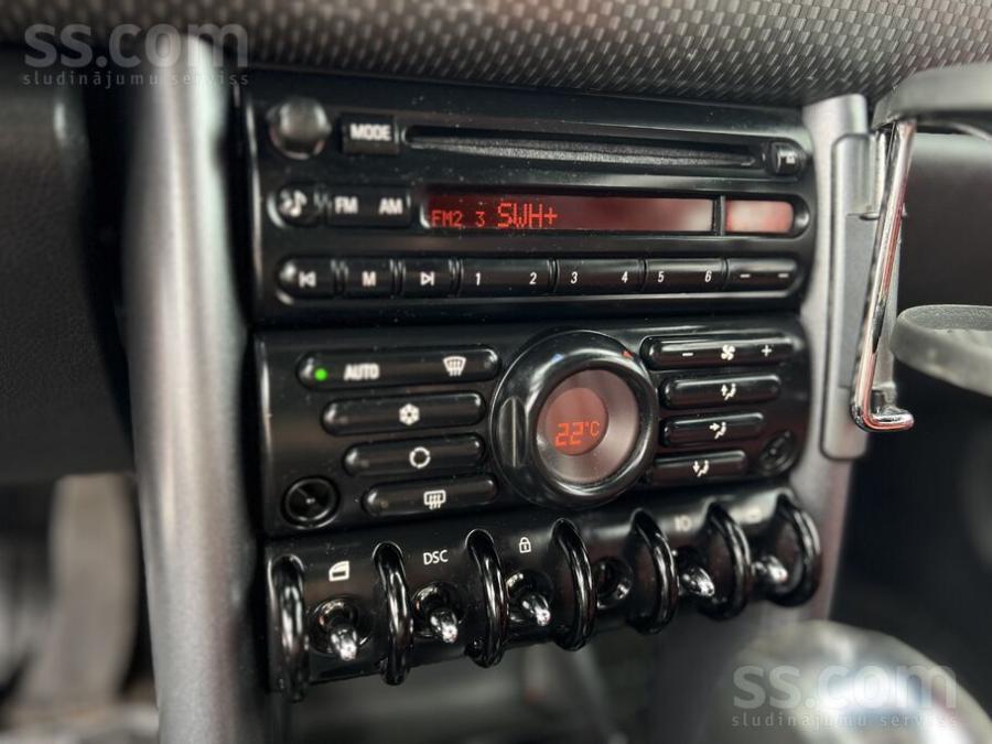 Pelēks MINI Cooper 2006 Rīga, ar dzinēja tilpumu 1.60 L un nobraukumu 145 tūkst. km par 2999 €, foto 13 vietnē AUTOMOTO.COM.LV