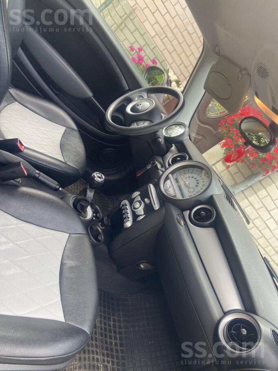 Pelēks MINI Cooper 2009 Talsi, ar dzinēja tilpumu 1.60 L un nobraukumu 231 tūkst. km par 3500 €, foto 18 vietnē AUTOMOTO.COM.LV