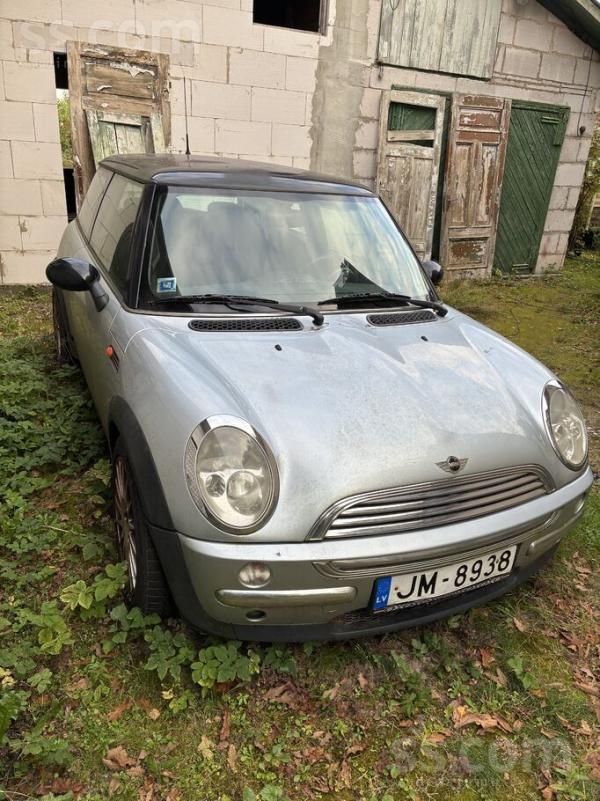 Pelēks MINI Cooper 2002 Jūrmala, ar dzinēja tilpumu 1.60 L un nobraukumu 181 tūkst. km par 650 €, foto 3 vietnē AUTOMOTO.COM.LV