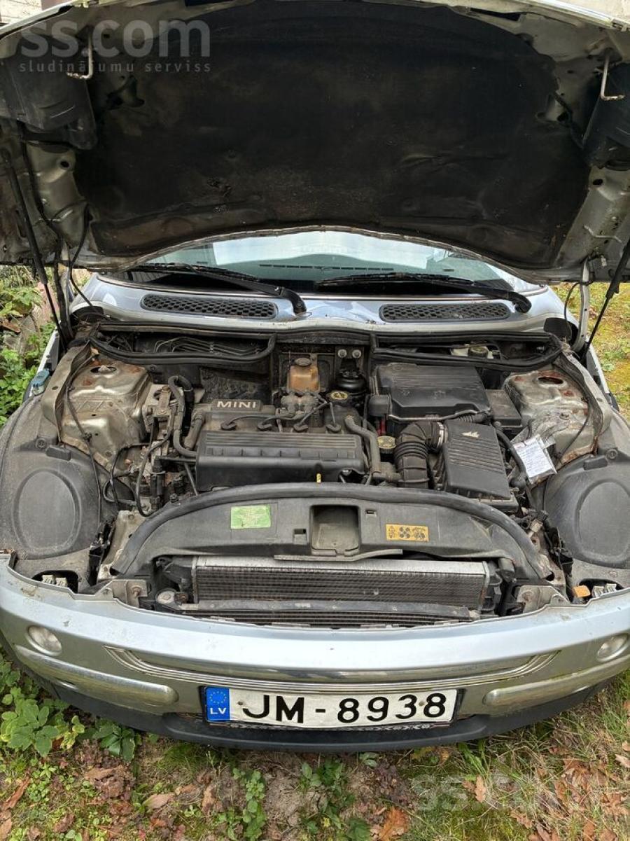 Pelēks MINI Cooper 2002 Jūrmala, ar dzinēja tilpumu 1.60 L un nobraukumu 181 tūkst. km par 650 €, foto 10 vietnē AUTOMOTO.COM.LV