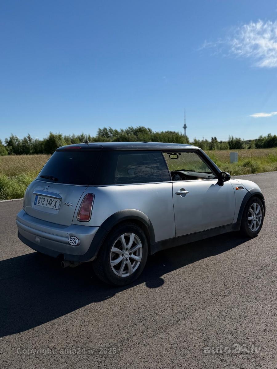 Grey MINI Cooper 2003 in Tallinn, with an engine capacity of 1.60 L and mileage of 192 thousand km for 1390 €, photo 7 on AUTOMOTO.COM.LV