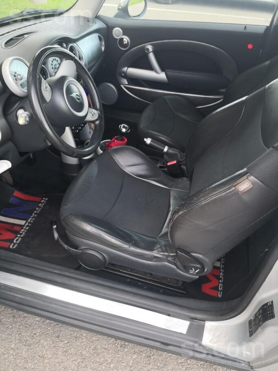 Pelēks MINI Cooper 2005 Jēkabpils, ar dzinēja tilpumu 1.60 L un nobraukumu 0 tūkst. km par 1700 €, foto 6 vietnē AUTOMOTO.COM.LV