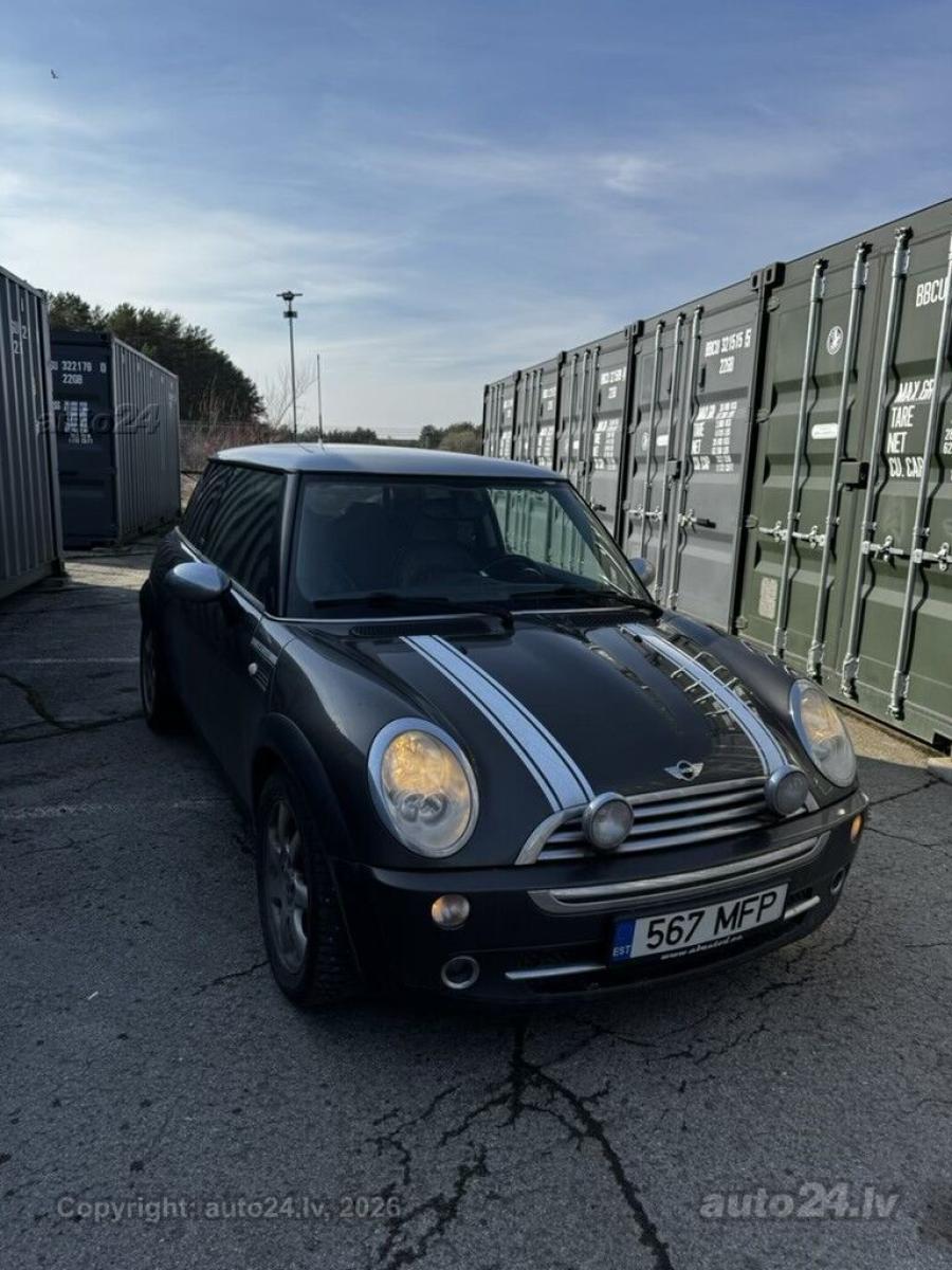 Grey MINI Cooper 2006 in Tallinn, with an engine capacity of 1.60 L and mileage of 268 thousand km for 2800 €, photo 4 on AUTOMOTO.COM.LV