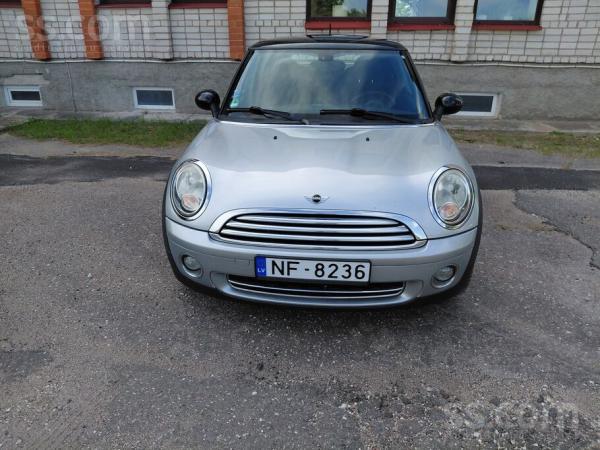 Grey MINI Cooper 2008 in Talsi, with an engine capacity of 1.60 L and mileage of 162 thousand km for 3450 €, photo 2 on AUTOMOTO.COM.LV