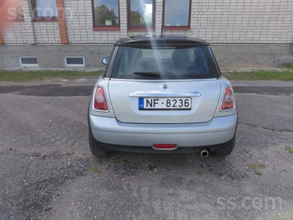 Grey MINI Cooper 2008 in Talsi, with an engine capacity of 1.60 L and mileage of 162 thousand km for 3450 €, photo 5 on AUTOMOTO.COM.LV