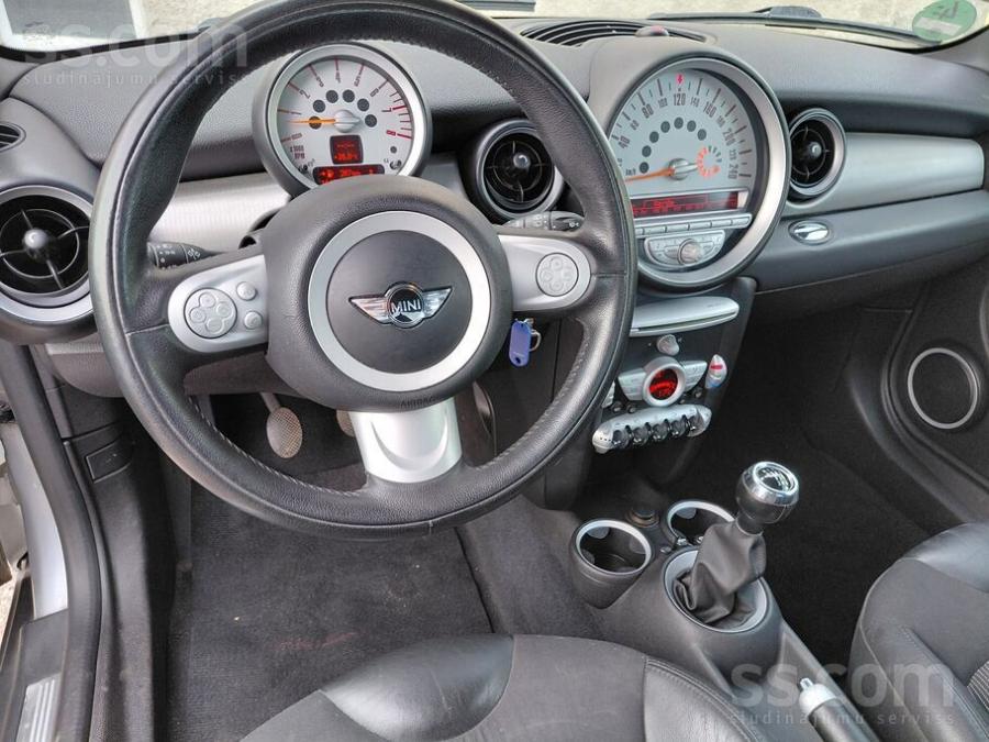 Pelēks MINI Cooper 2008 Talsi, ar dzinēja tilpumu 1.60 L un nobraukumu 162 tūkst. km par 3450 €, foto 11 vietnē AUTOMOTO.COM.LV