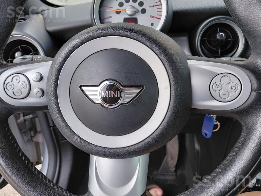 Pelēks MINI Cooper 2008 Talsi, ar dzinēja tilpumu 1.60 L un nobraukumu 162 tūkst. km par 3450 €, foto 15 vietnē AUTOMOTO.COM.LV