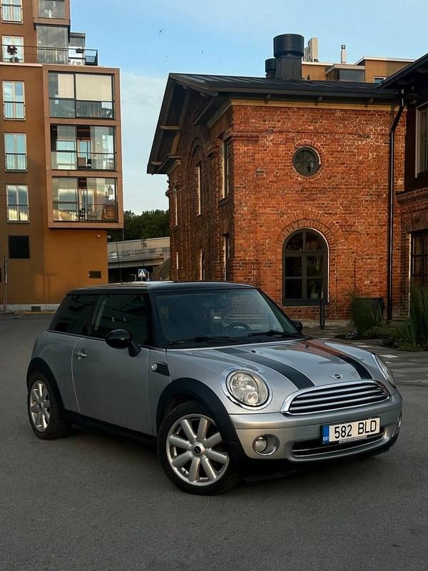 Grey MINI Cooper 2008 in Tallinn, with an engine capacity of 1.60 L and mileage of 167 thousand km for 2400 €, photo 9 on AUTOMOTO.COM.LV