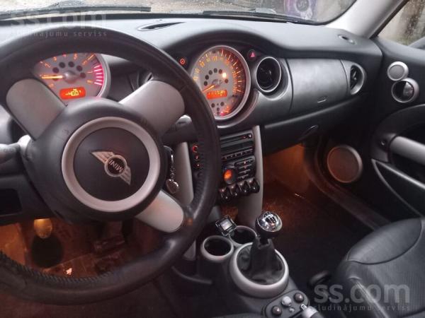 MINI Cooper 2004 Tukums, ar dzinēja tilpumu 1.60 L un nobraukumu 370 tūkst. km par 1150 €, foto 5 vietnē AUTOMOTO.COM.LV