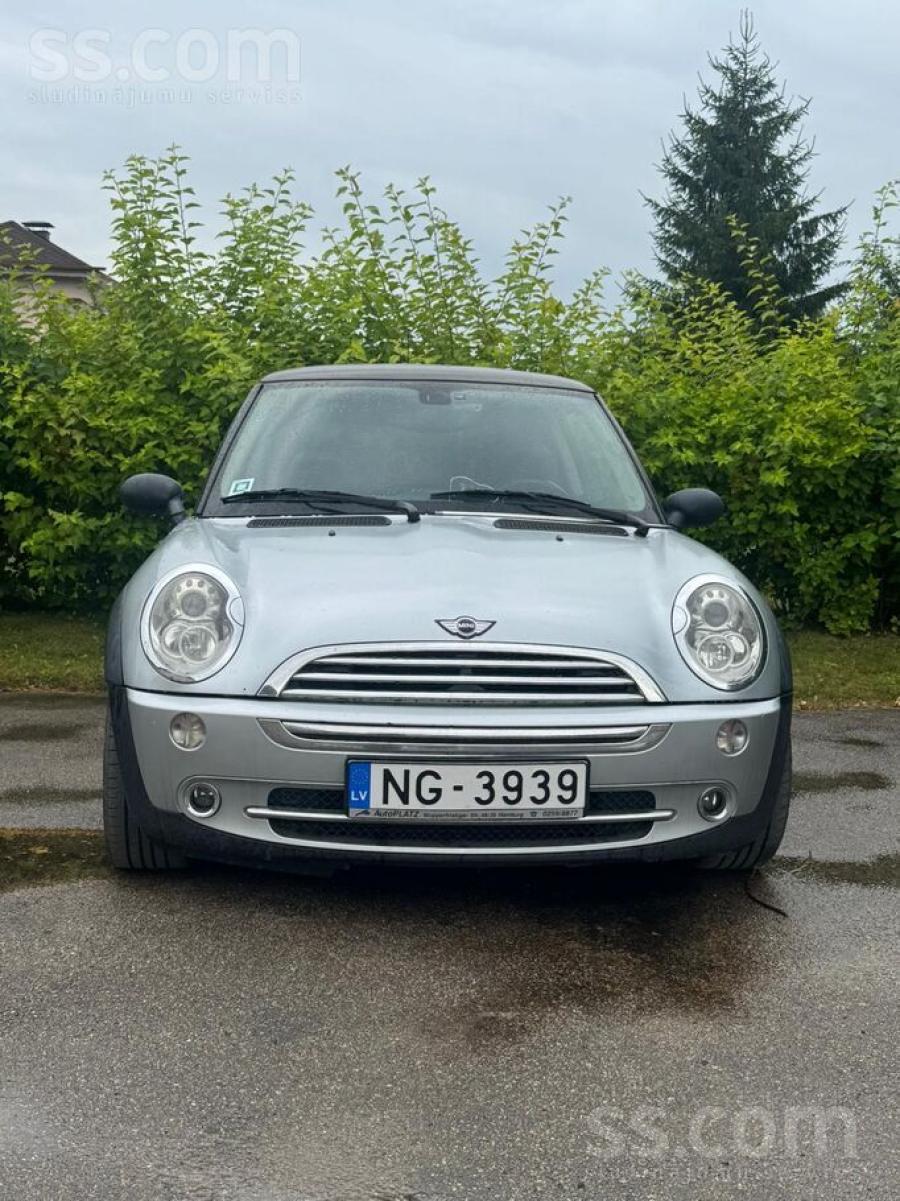 MINI Cooper 2005 Rīga, ar dzinēja tilpumu 1.60 L un nobraukumu 220 tūkst. km par 2700 €, foto 1 vietnē AUTOMOTO.COM.LV