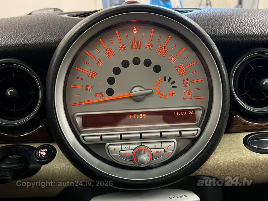 MINI Cooper 2007 in Parnu, with an engine capacity of 1.60 L and mileage of 0 thousand km for 2690 €, photo 18 on AUTOMOTO.COM.LV