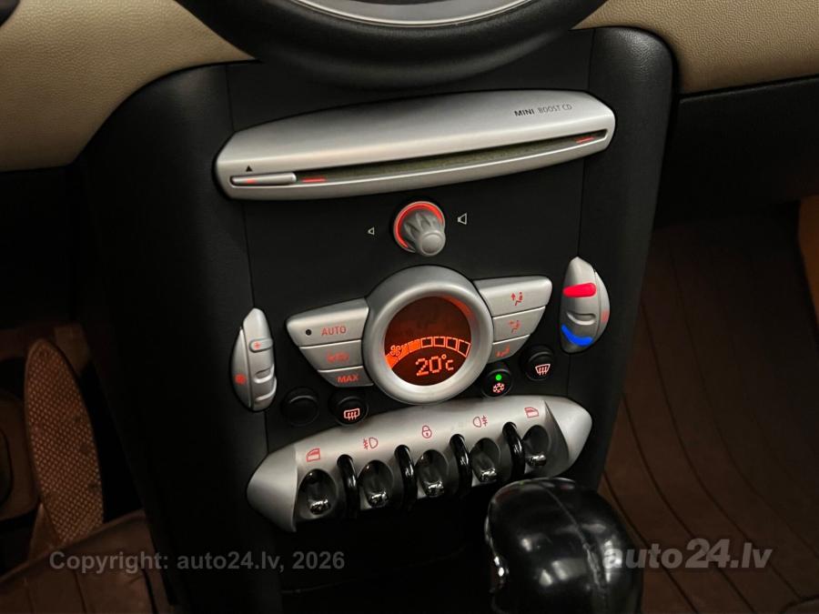 MINI Cooper 2007 in Parnu, with an engine capacity of 1.60 L and mileage of 0 thousand km for 2690 €, photo 19 on AUTOMOTO.COM.LV