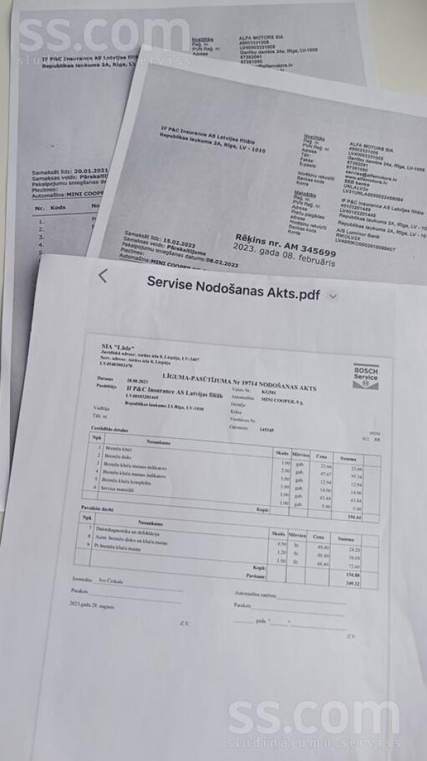 Мини Купер 2016 в Рига, объемом двигателя 1.50 л и пробегом 166 тыс. км за 7950 €, фото 6 на AUTOMOTO.COM.LV