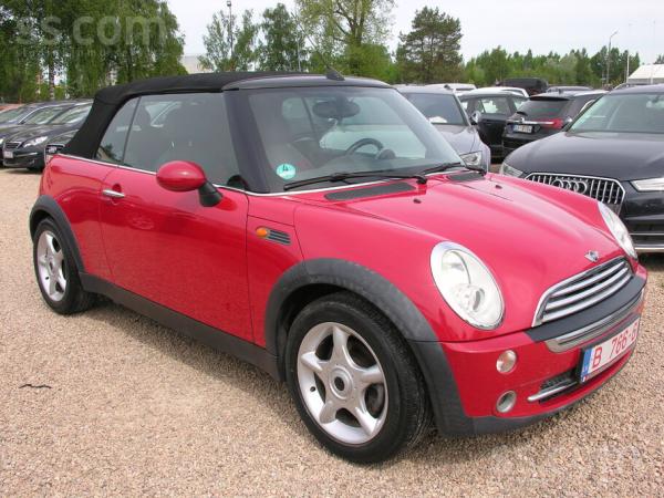 Red MINI Cooper 2006 in Riga, with an engine capacity of 1.60 L and mileage of 0 thousand km for 4250 €, photo 2 on AUTOMOTO.COM.LV