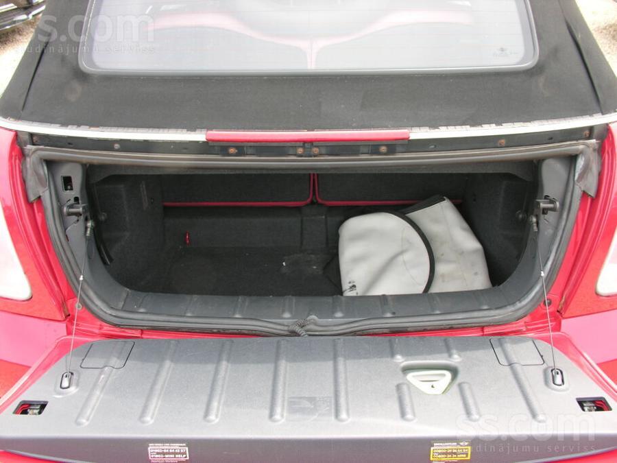 Sarkans MINI Cooper 2006 Rīga, ar dzinēja tilpumu 1.60 L un nobraukumu 0 tūkst. km par 3950 €, foto 6 vietnē AUTOMOTO.COM.LV