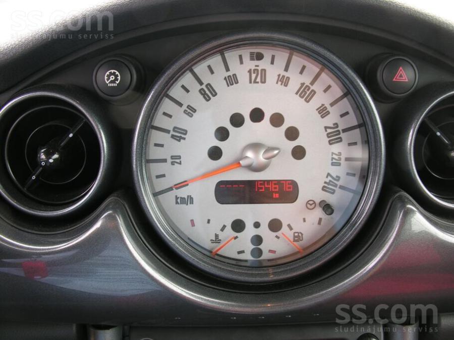 Sarkans MINI Cooper 2006 Rīga, ar dzinēja tilpumu 1.60 L un nobraukumu 0 tūkst. km par 3950 €, foto 10 vietnē AUTOMOTO.COM.LV