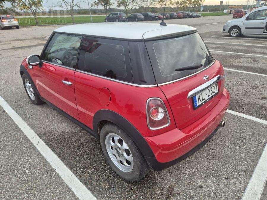 Sarkans MINI Cooper 2013 Jūrmala, ar dzinēja tilpumu 1.60 L un nobraukumu 300 tūkst. km par 3300 €, foto 3 vietnē AUTOMOTO.COM.LV