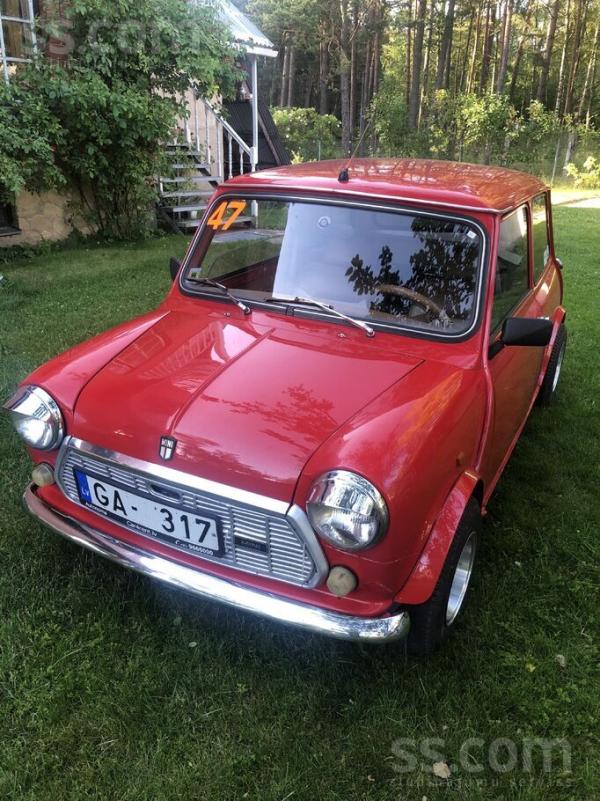 Sarkans MINI Cooper 1990 Rīga, ar dzinēja tilpumu 1.30 L un nobraukumu 55 tūkst. km par 2400 €, foto 2 vietnē AUTOMOTO.COM.LV