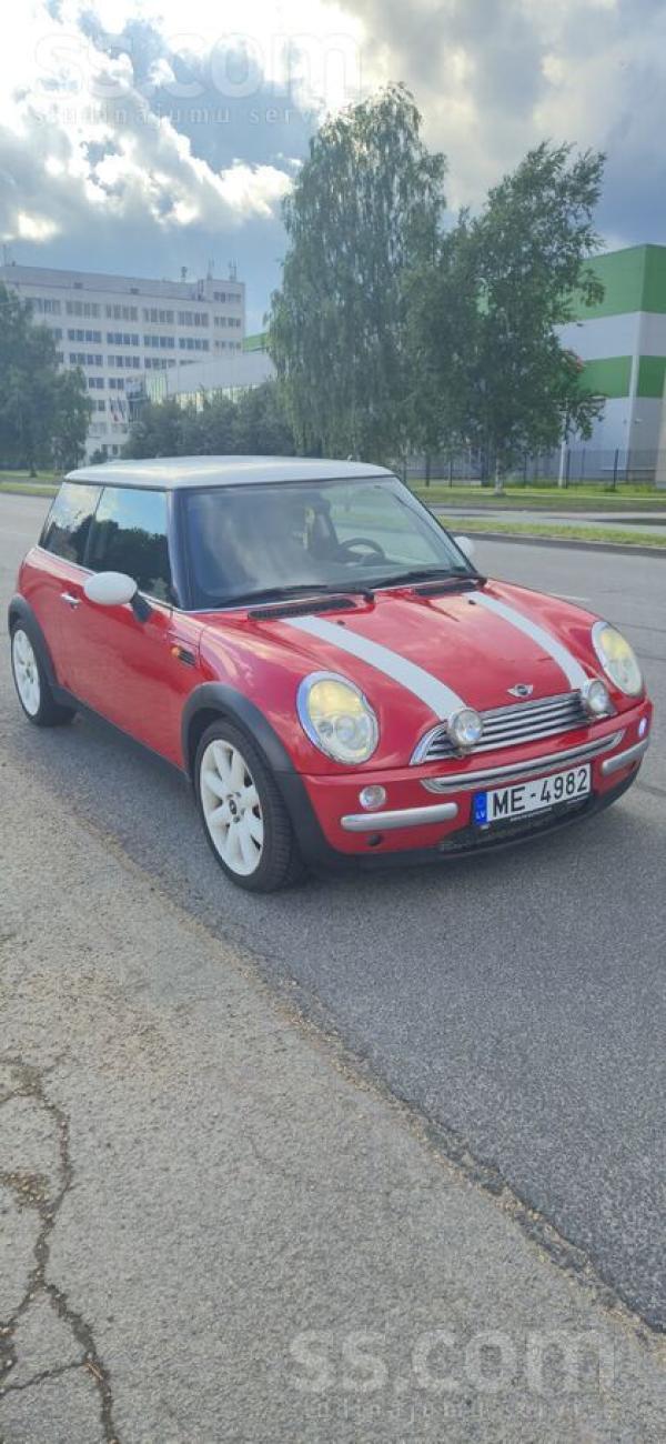 Sarkans MINI Cooper 2002 Rīga, ar dzinēja tilpumu 1.60 L un nobraukumu 263 tūkst. km par 950 €, foto 2 vietnē AUTOMOTO.COM.LV