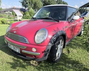 Red MINI Cooper 2002 in Valmiera, with an engine capacity of 1.60 L and mileage of 240 thousand km for 700 €, photo  on AUTOMOTO.COM.LV