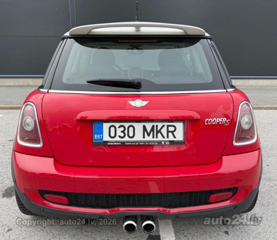 Sarkans MINI Cooper 2007 Tallina, ar dzinēja tilpumu 1.60 L un nobraukumu 169 tūkst. km par 3999 €, foto 6 vietnē AUTOMOTO.COM.LV