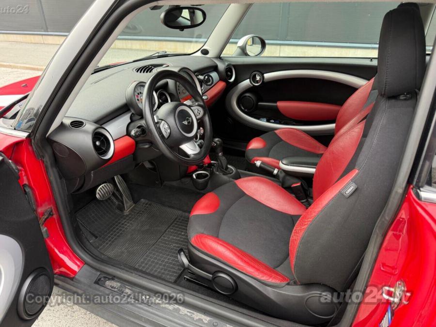 Sarkans MINI Cooper 2007 Tallina, ar dzinēja tilpumu 1.60 L un nobraukumu 169 tūkst. km par 3999 €, foto 13 vietnē AUTOMOTO.COM.LV