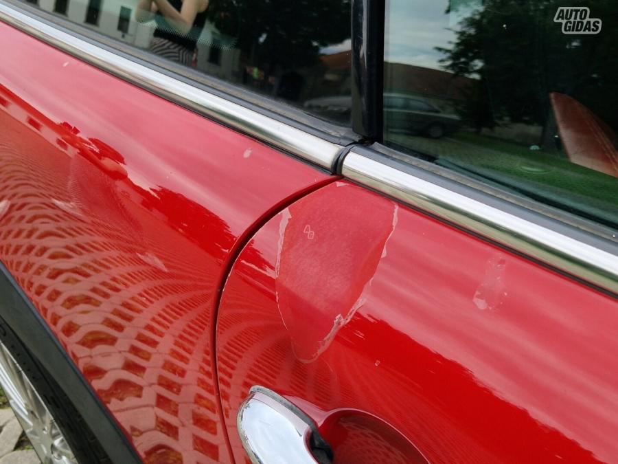 Red MINI Cooper 2007 in Kaunas, with an engine capacity of 1.60 L and mileage of 158 thousand km for 2500 €, photo 18 on AUTOMOTO.COM.LV