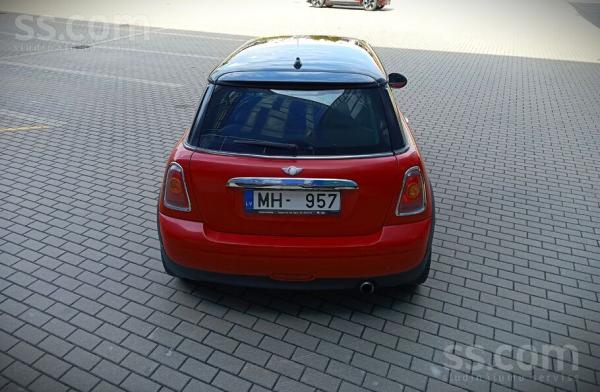 Sarkans MINI Cooper 2007 Jēkabpils, ar dzinēja tilpumu 1.60 L un nobraukumu 233 tūkst. km par 2900 €, foto 6 vietnē AUTOMOTO.COM.LV